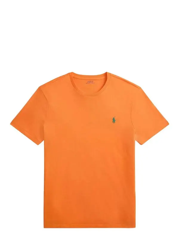 Polo Ralph Lauren Embroidered-pony T-shirt - Orange