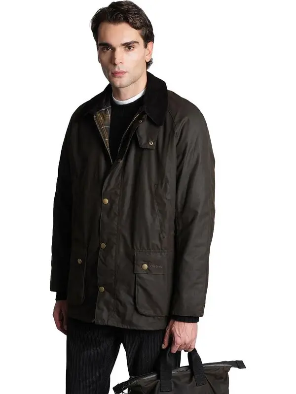 Barbour Ashby Wax Casual Jacket - Brown