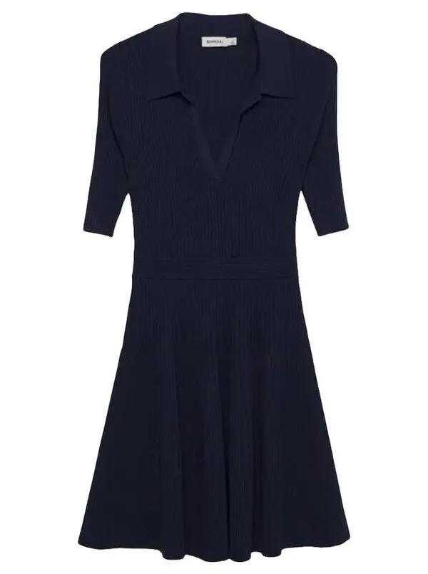 Simkhai Patricia Mini Dress - Navy Blue