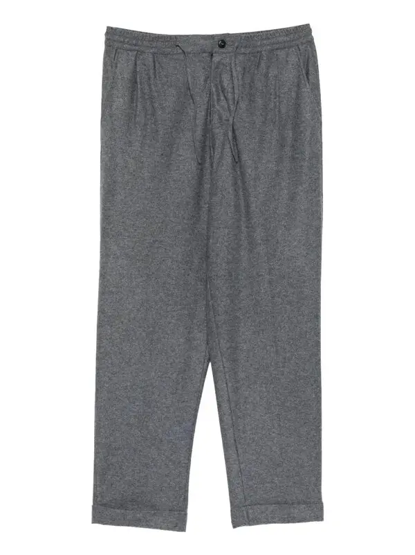 Fedeli Harvard Drawstring Trousers - Grey