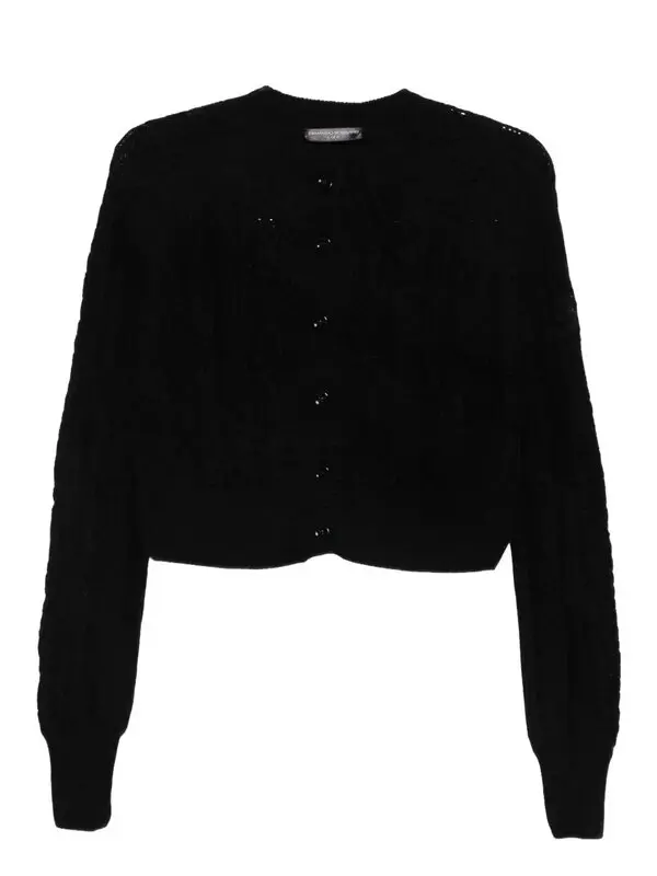 Ermanno Scervino Button-fastening Cardigan - Black
