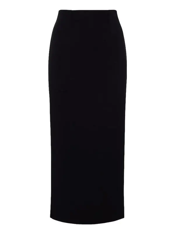 Roland Mouret Crêpe Pencil Skirt - Black