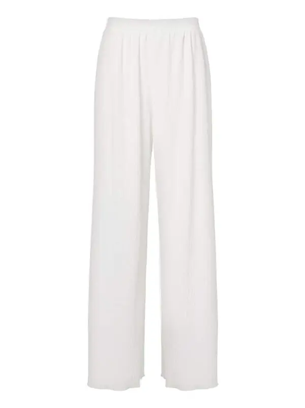 Jade Swim Mika High-rise Straight Pants - White