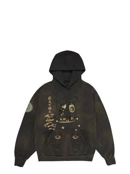 TRAVIS SCOTT Cactus Jack X Takashi Murakami Hollow Hoodie - Brown