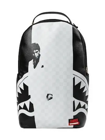SPRAYGROUND Scarface Poster Syle Backpack - Black/white