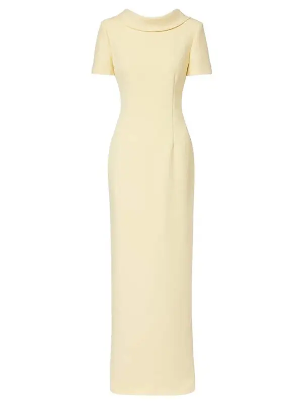 Roland Mouret Crêpe Gown - Yellow