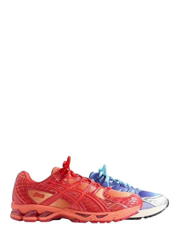 Asics Gel-nimbus .1 Kith Marvel Vs. Capcom - Italian Straw/molten Lava/mazarine Blue