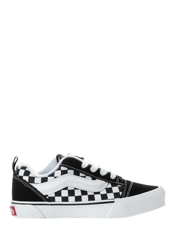 VANS Knu Skool Checkerboard Sneakers - Black/white