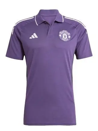 Adidas Tiro 25 Competition Polo Shirt - Manchester United Aurora Plum Black White