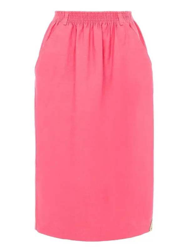 Chloé Midi Pencil Skirt - Pink Fizz