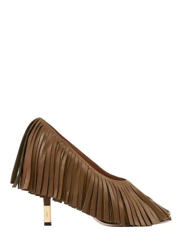 Chloé Mona Pumps - Dark Khaki