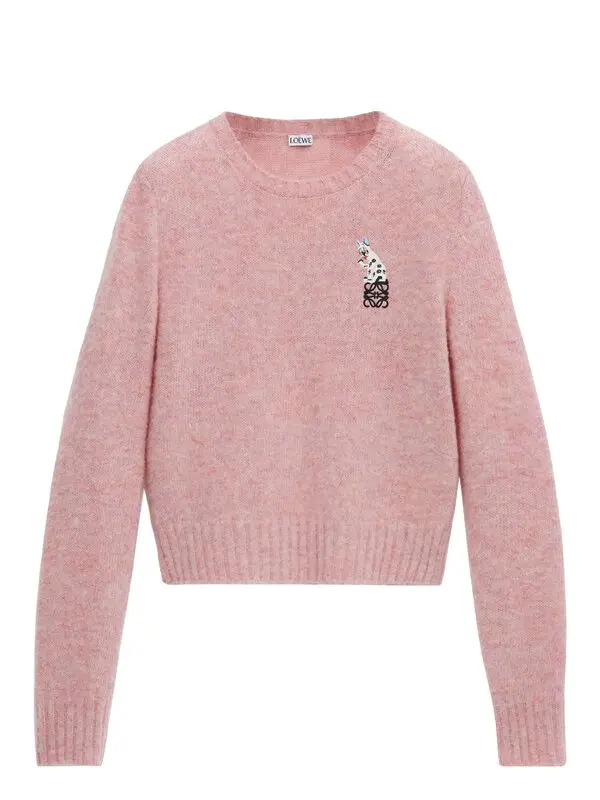 Loewe X Louis Wain Futurists Cats Sweater - Pink