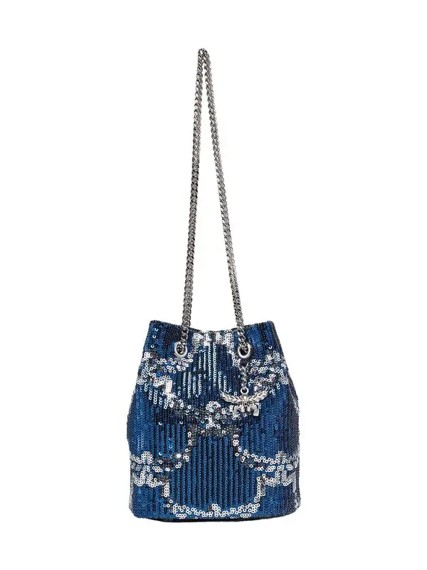 Mcm Himmel Bucket Bag - Navy Blazer