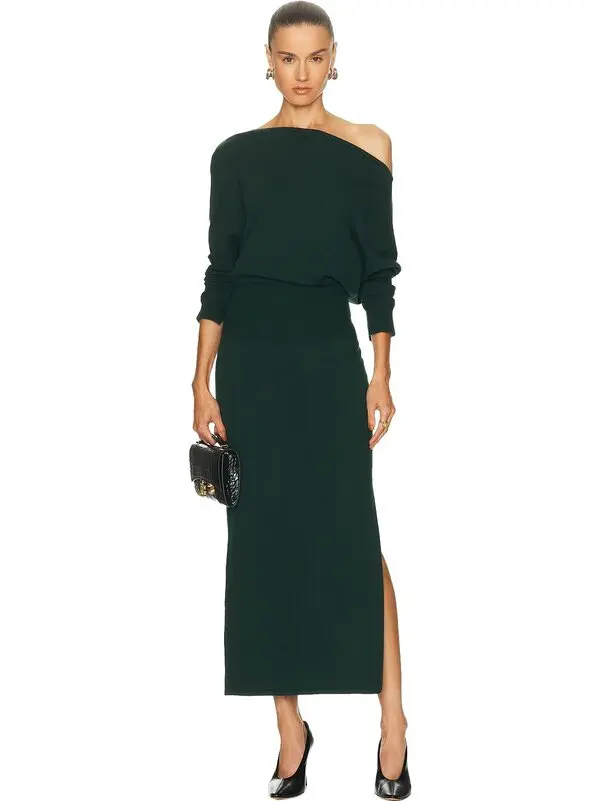 Simkhai Janese Midi Dress - Emerald