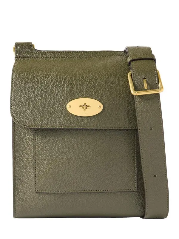 Mulberry Antony Full-grain Leather Messenger Bag - Green