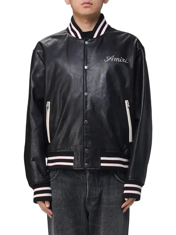 Amiri Leather Jacket - Black