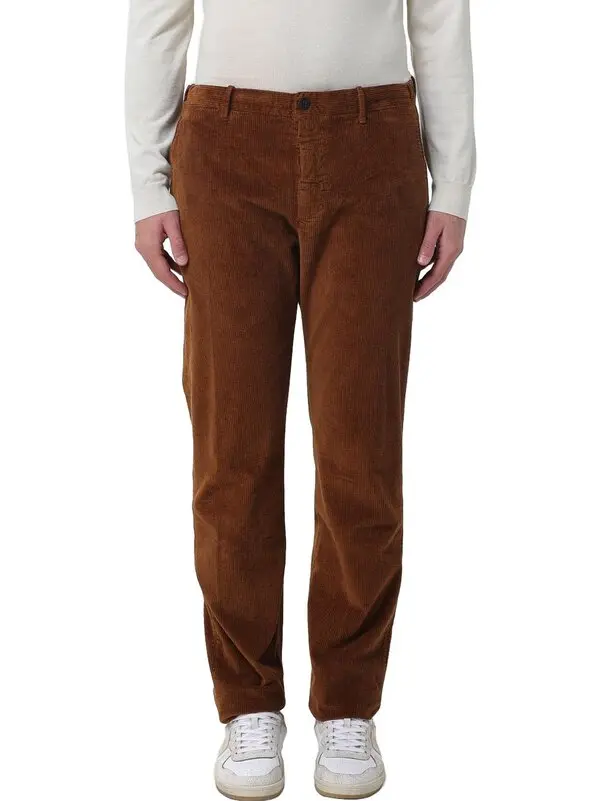 Incotex Straight Leg Pants - Brown