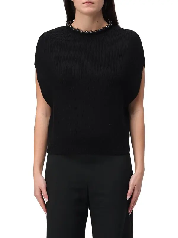 Emporio Armani Sleeveless Sweater - Black