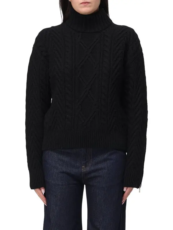 SEMICOUTURE Pullover Sweater - Black