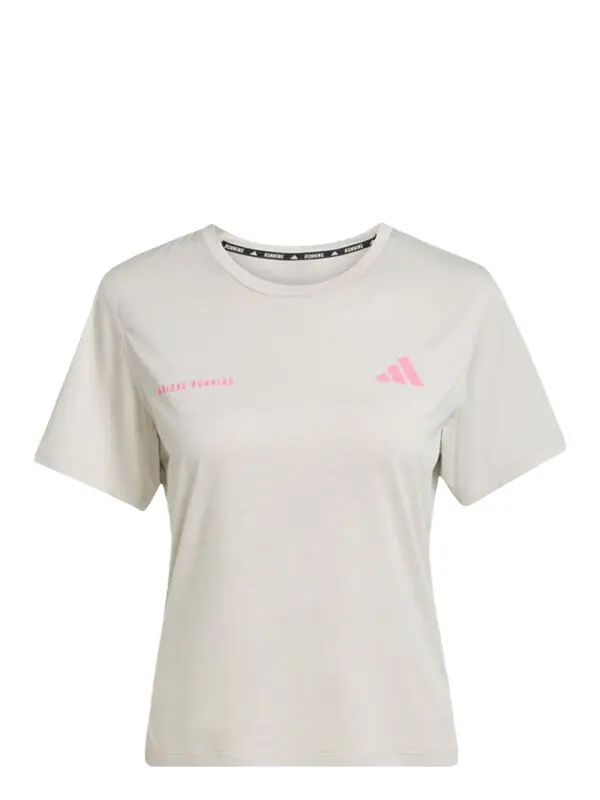Adidas Own The Run Melange Tee - Grey
