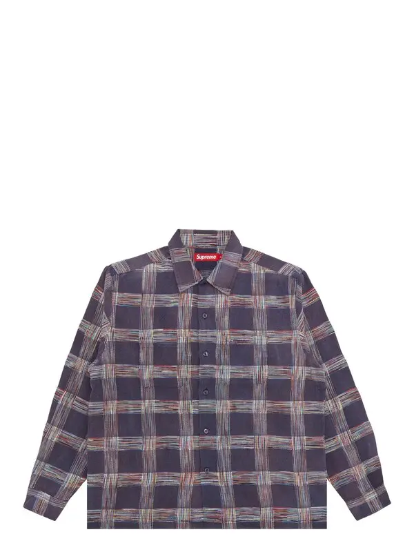 Supreme Woven Plaid Shirt - Blue