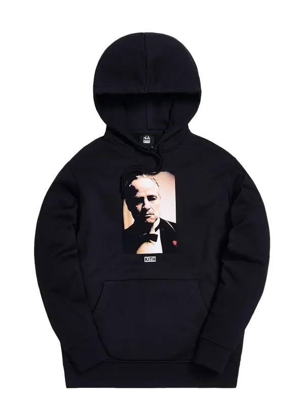 Kith X The Godfather Il Padrino Hoodie - Black