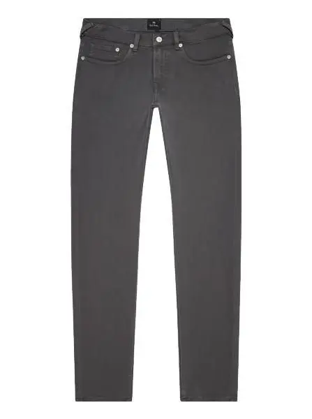 Paul Smith Tapered-fit Gart-dyed Organic Cotton-stretch Jeans - Grey