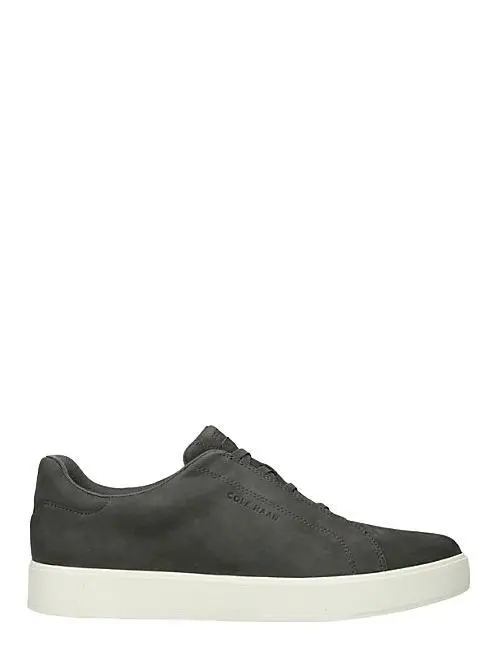 Cole Haan Grandpro Luxe Suede Trainers - Grey/d.cmb