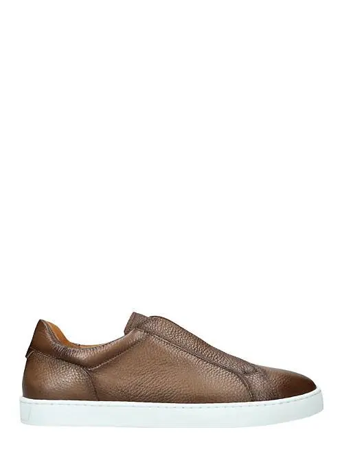 Magnanni Cowes Laceless Leather Trainers - Tan