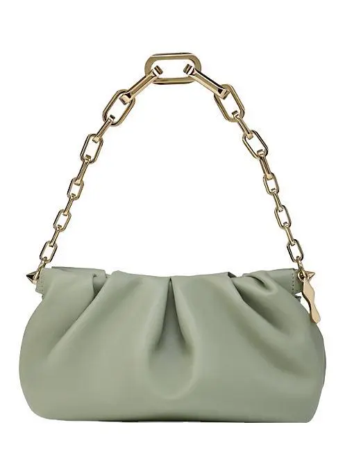 CHRISTIAN LOUBOUTIN Eva Small Leather Shoulder Bag - Haiiro
