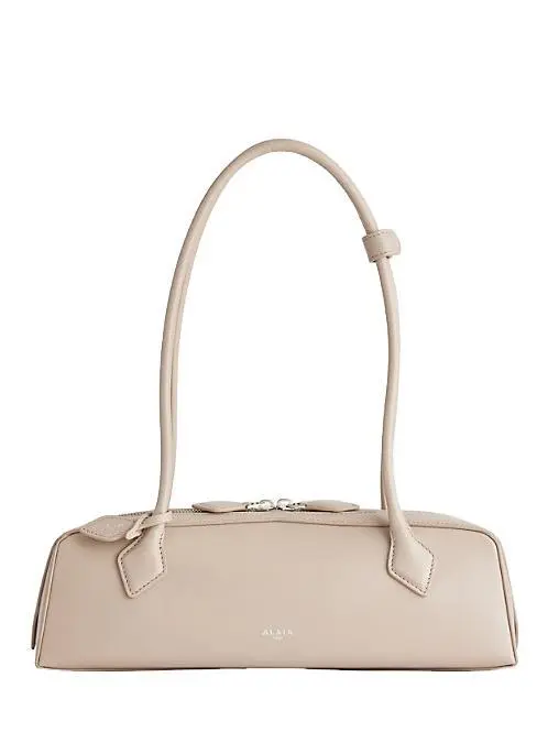 Alaïa Le Teckel Leather Shoulder Bag - Grege