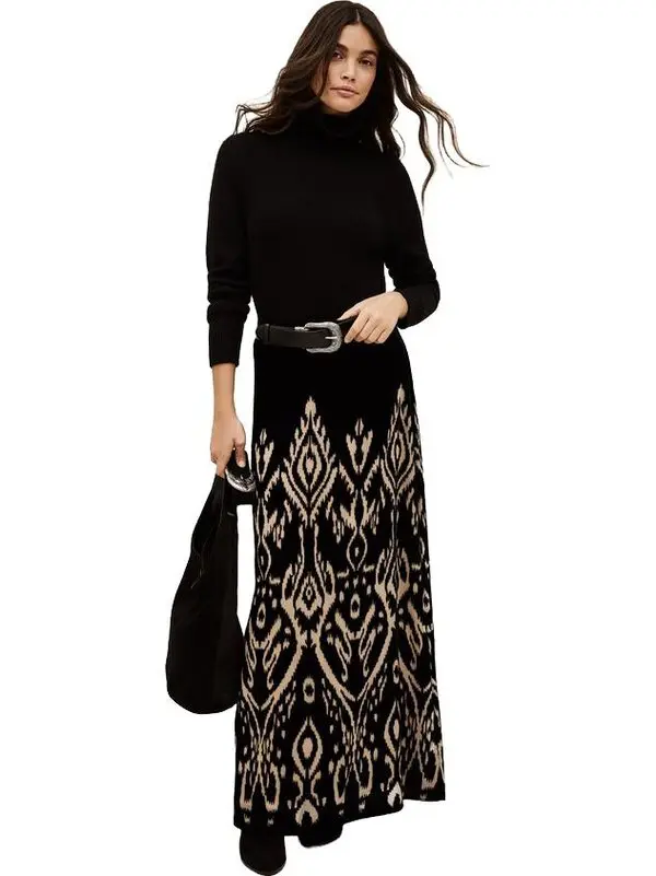 Ba&sh Alpha Long Skirt - Black