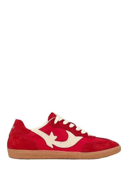 Ba&sh Crew Lace-up Sneakers - Red