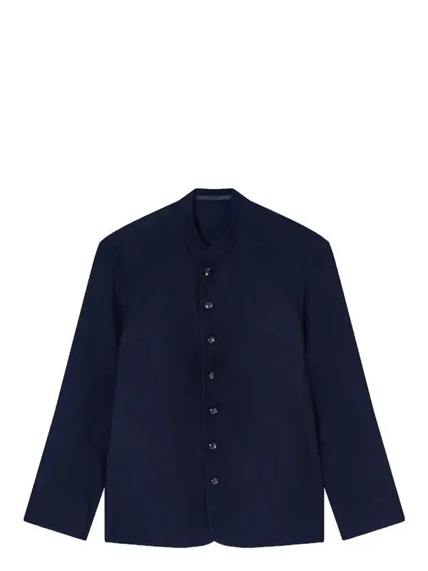 Giorgio Armani Asv Fluid Wool Blouson - Blue