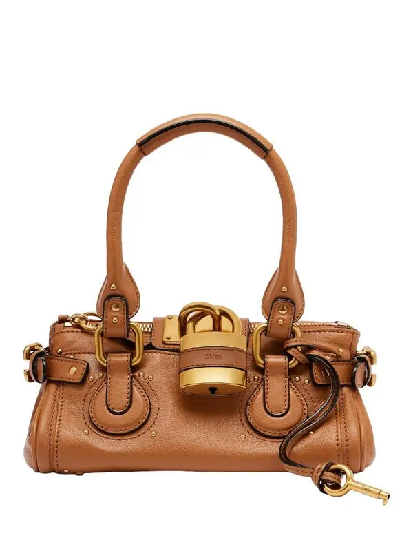 Chloé Paddington Leather Shoulder Bag - Brown