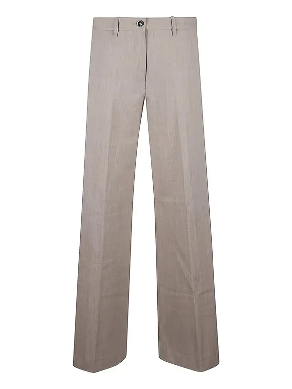 NINE:INTHE:MORNING Nadia Palazzo Trousers - Beige