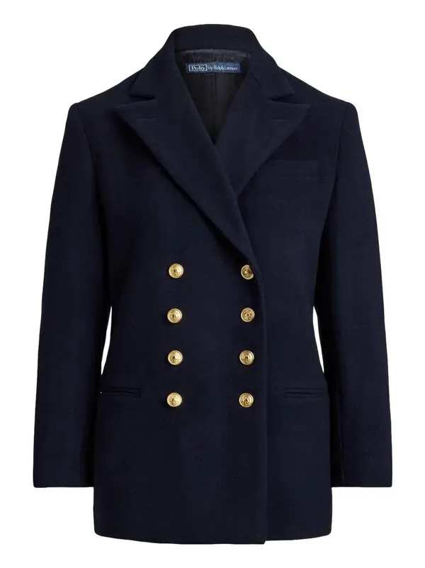 Polo Ralph Lauren Wool Coat - Blue