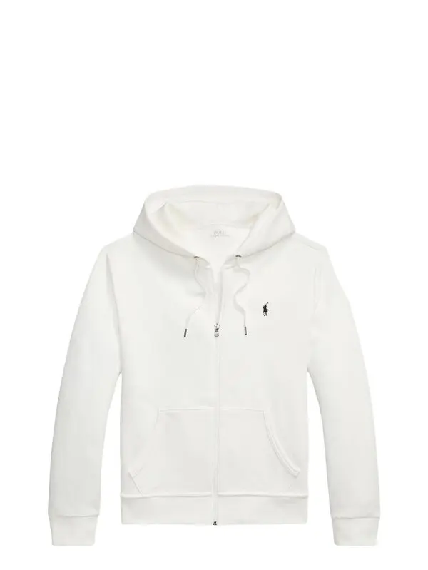 Ralph Lauren Hooded Zip-up Top - White