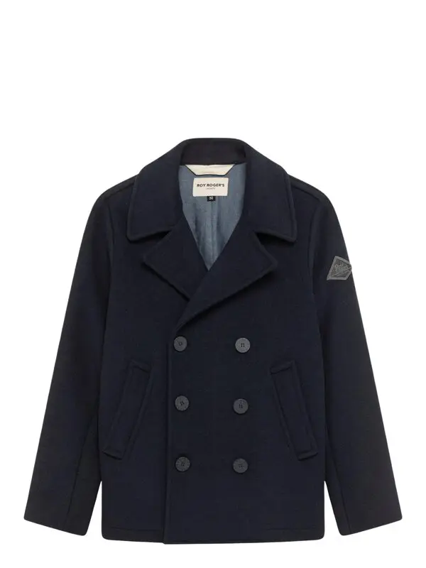 ROY ROGER'S Melton Coat - Blue