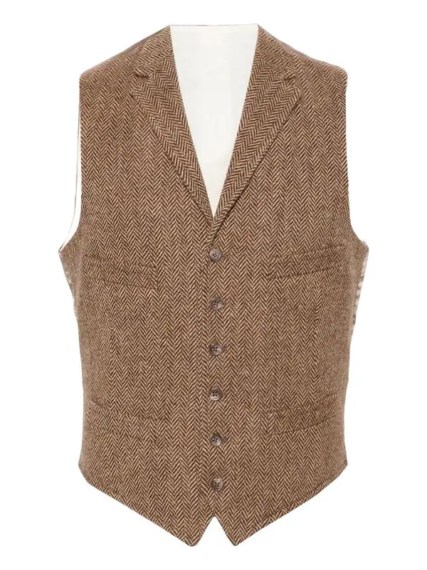 Polo Ralph Lauren Gilet With Logo - Brown