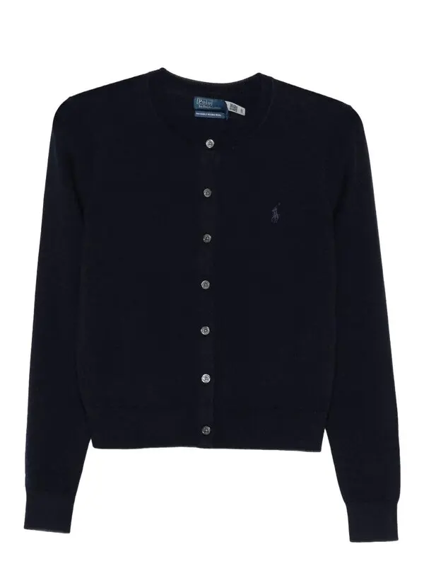Ralph Lauren Rib-knit Cardigan - Blue