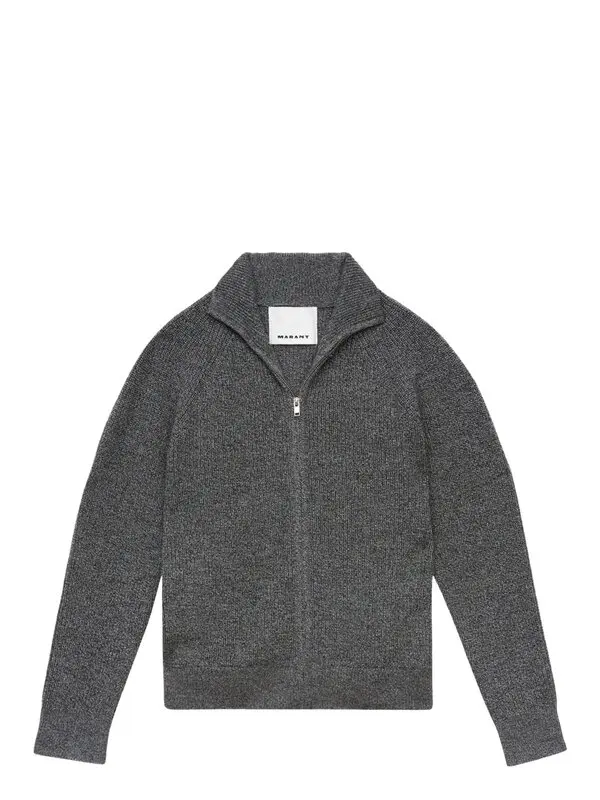 Isabel Marant Bennet Zip-up Sweater - Grey