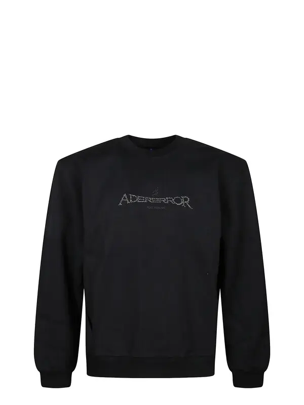 ADER ERROR Crewneck Sweatshirt With Logo - Black
