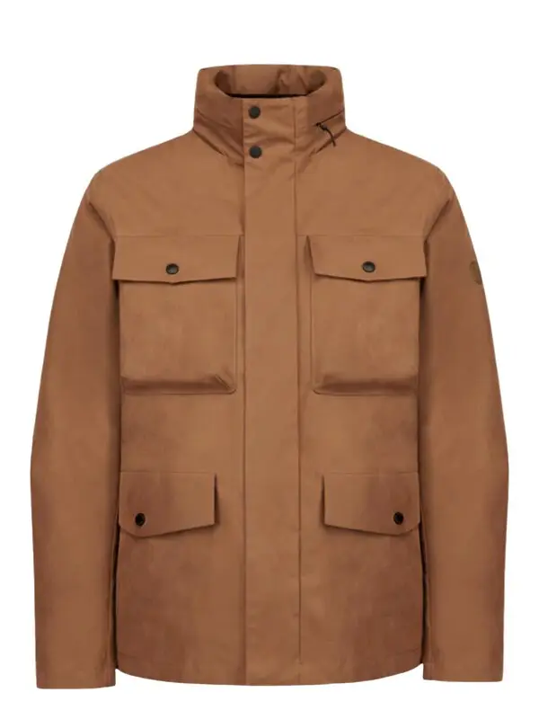 PEOPLE OF SHIBUYA Microfiber Field Jacket - Brown