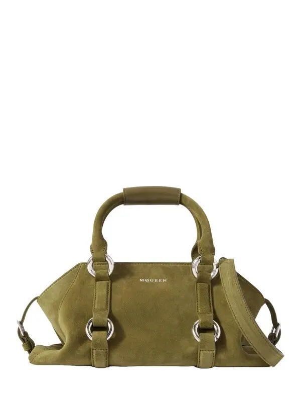 Alexander McQueen Farringdon Small Shoulder Bag - Green