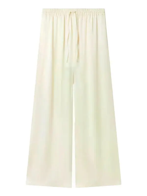 Stella McCartney Drawstring Wide Leg Trousers - Neutrals