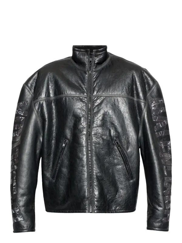 Balenciaga Leather Jacket - Black