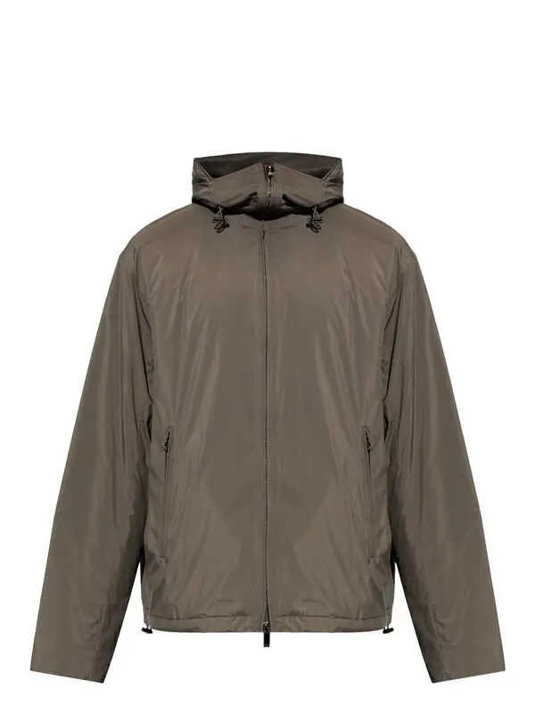 Emporio Armani Hooded Jacket - Brown