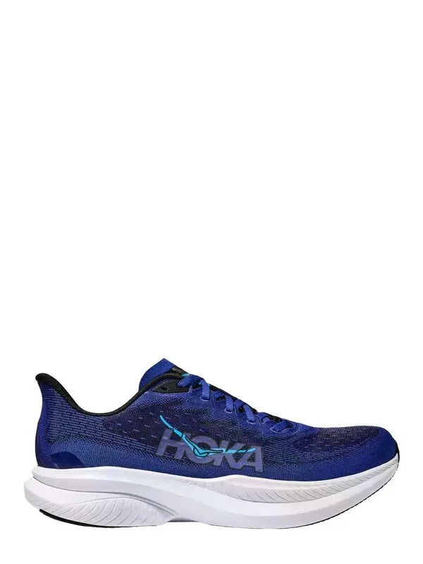 HOKA® Mach 6 Logo-print Sneakers - Blue