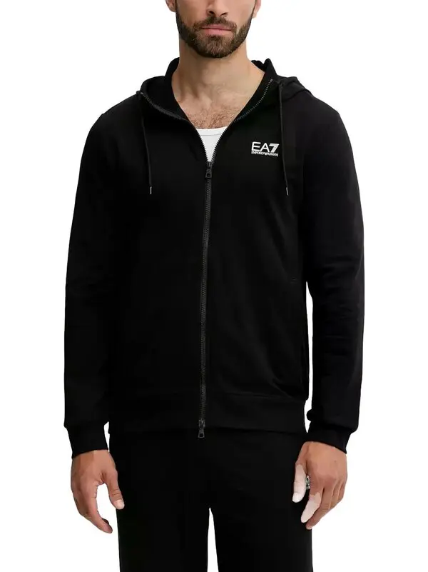 EA7 Logo-print Tracksuit - Black